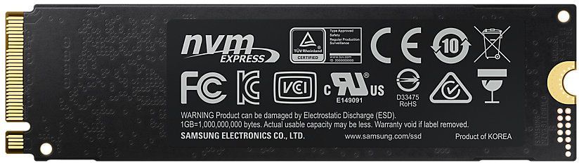 Накопитель SSD Samsung PCI-E x4 1Tb MZ-V7E1T0BW 970 EVO M.2 2280 ...