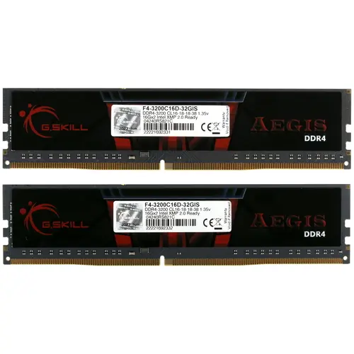 Память Ddr4 2x16gb 3200mhz G Skill Aegis Cl16 Pc4 25600 1 35v F4