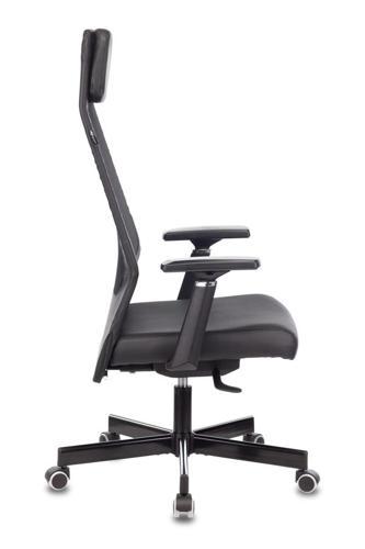 Кресло руководителя Бюрократ T-995 черный TW-01 экокожа/сетка с ...